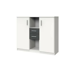 M&ouml;bel Kraft Highboard Joker wei&szlig; Ma&szlig;e (cm): B: 122 H: 105 T: 41.0 &raquo; M&ouml;bel Kraft