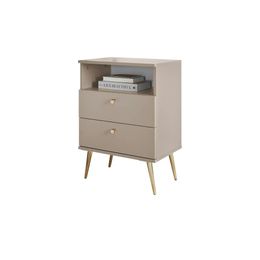 M&ouml;bel Kraft Nachttisch Laura beige Ma&szlig;e (cm): B: 50 H: 70 T: 34.0 &raquo; M&ouml;bel Kraft