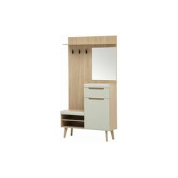 M&ouml;bel Kraft Garderobe gr&uuml;n Ma&szlig;e (cm): B: 107 H: 197 &raquo; M&ouml;bel Kraft