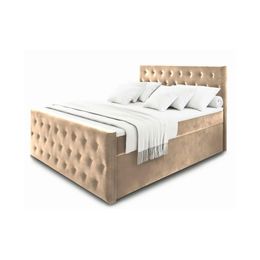 MASSENO Boxbett mit Bettkasten beige Ma&szlig;e (cm): B: 180 H: 120 &raquo; M&ouml;bel Kraft