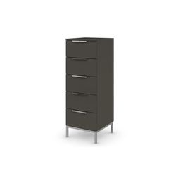 M&ouml;bel Kraft Kommode schwarz Ma&szlig;e (cm): B: 40 H: 111 &raquo; M&ouml;bel Kraft