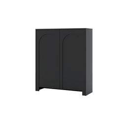 M&ouml;bel Kraft Highboard schwarz Ma&szlig;e (cm): B: 100 H: 117 T: 35.0 &raquo; M&ouml;bel Kraft