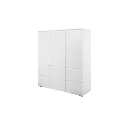 Smart Highboard wei&szlig; Ma&szlig;e (cm): B: 116 H: 131 T: 40.0 &raquo; M&ouml;bel Kraft