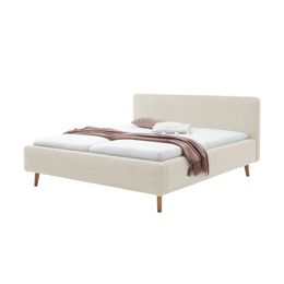 M&ouml;bel Kraft Polsterbett - beige - Materialmix - 181 cm - 105 cm - M&ouml;bel Kraft