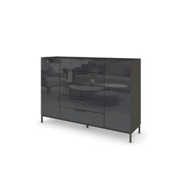 M&ouml;bel Kraft Highboard Flipp schwarz Ma&szlig;e (cm): B: 160 H: 110 &raquo; M&ouml;bel Kraft