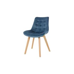 M&ouml;bel Kraft Esszimmerstuhl Brook blau Ma&szlig;e (cm): B: 54 H: 84 &raquo; M&ouml;bel Kraft