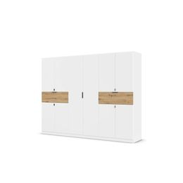 M&ouml;bel Kraft Dreht&uuml;renschrank Thurso wei&szlig; Ma&szlig;e (cm): B: 271 H: 210 &raquo; M&ouml;bel Kraft
