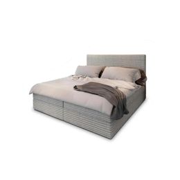 MASSENO Boxbett mit Bettkasten grau Ma&szlig;e (cm): B: 180 H: 98 &raquo; M&ouml;bel Kraft