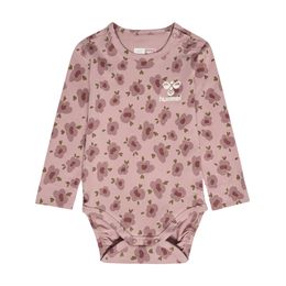 Hummel Strampler/Body M&auml;dchen Gr&ouml;&szlig;e 92 ros&eacute; / dunkelpink / wei&szlig;