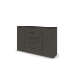 M&ouml;bel Kraft Sideboard schwarz Ma&szlig;e (cm): B: 160 H: 100 &raquo; M&ouml;bel Kraft