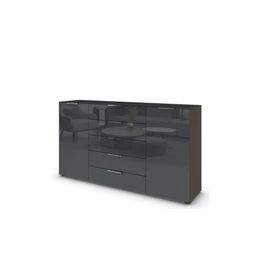 M&ouml;bel Kraft Sideboard Flipp schwarz Ma&szlig;e (cm): B: 180 H: 99 &raquo; M&ouml;bel Kraft