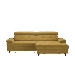 Ecksofa Frieda gelb Ma&szlig;e (cm): B: 265 H: 87 T: 180.0 Sofas > Sofas nach Material > Stoffsofas &raquo; Sofa DE