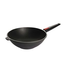 Woll Wok Nowo Titanium schwarz Aluminium-Guss Ma&szlig;e (cm): H: 10 &Oslash;: 30.0 &raquo; M&ouml;bel Kraft