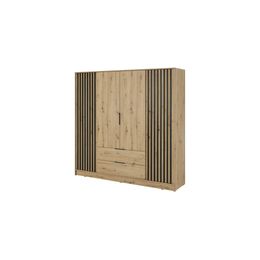 M&ouml;bel Kraft Dreht&uuml;renschrank braun Ma&szlig;e (cm): B: 206 H: 200 &raquo; M&ouml;bel Kraft