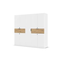 M&ouml;bel Kraft Dreht&uuml;renschrank Thurso wei&szlig; Ma&szlig;e (cm): B: 226 H: 210 &raquo; M&ouml;bel Kraft