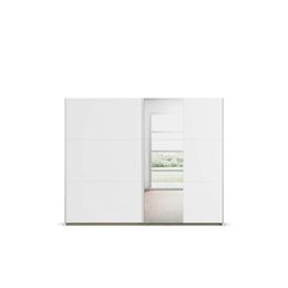 M&ouml;bel Kraft Schwebet&uuml;renschrank Acton wei&szlig; Ma&szlig;e (cm): B: 261 H: 59 &raquo; M&ouml;bel Kraft