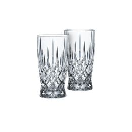 Nachtmann Latte Macchiato-Gl&auml;ser 2er Set Noblesse transparent/klar Glas Ma&szlig;e (cm): B: 8,2 H: 16,2 T: 16.4 &raquo; M&ouml;bel Kraft