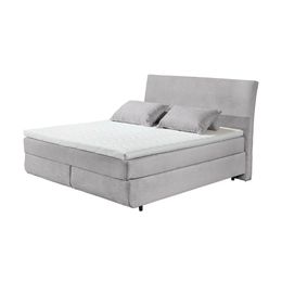M&ouml;bel Kraft Boxspringbett grau Ma&szlig;e (cm): B: 185 H: 126 &raquo; M&ouml;bel Kraft