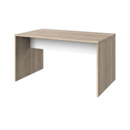 M&ouml;bel Kraft Schreibtisch holzfarben Ma&szlig;e (cm): B: 140 H: 72 T: 70.0 &raquo; M&ouml;bel Kraft