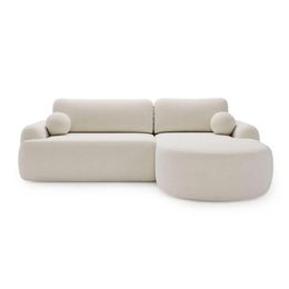 M&ouml;bel Kraft Ecksofa Aurio wei&szlig; Ma&szlig;e (cm): B: 261 H: 91 &raquo; M&ouml;bel Kraft