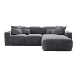M&ouml;bel Kraft Ecksofa Leni grau Ma&szlig;e (cm): B: 265 H: 74 &raquo; M&ouml;bel Kraft