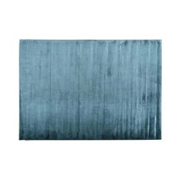 Tom Tailor Kurzflorteppich Shine blau Viskose Ma&szlig;e (cm): B: 140 &raquo; M&ouml;bel Kraft