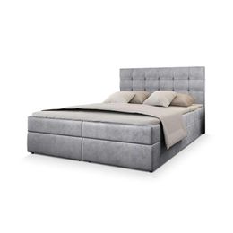 MASSENO Boxbett mit Bettkasten grau Ma&szlig;e (cm): B: 140 H: 98 &raquo; M&ouml;bel Kraft
