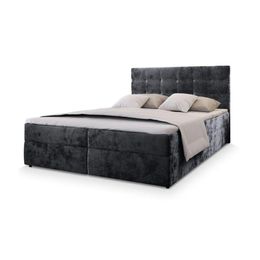 MASSENO Boxbett mit Bettkasten grau Ma&szlig;e (cm): B: 140 H: 98 &raquo; M&ouml;bel Kraft
