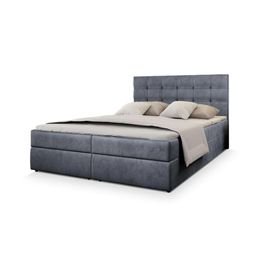 MASSENO Boxbett mit Bettkasten grau Ma&szlig;e (cm): B: 160 H: 98 &raquo; M&ouml;bel Kraft