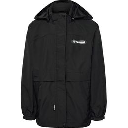 Hummel Funktionsjacke Jungen Gr&ouml;&szlig;e 128 schwarz / wei&szlig;