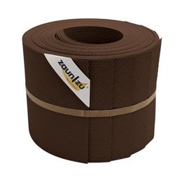 zaun zu&reg; Sichtschutzstreifen Delux-P Einzelstreifen Wabenstruktur Braun 10x 2,55m