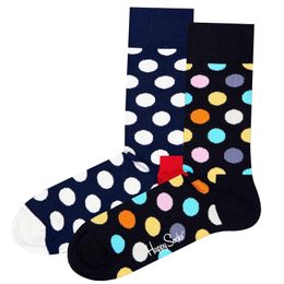 Happy Socks Classic Crew 2-Pack Unisex Socken