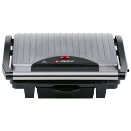 Alpina Kontaktgrill, 230V, 1000W, Silber