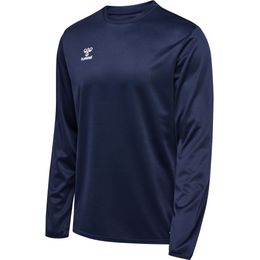 Hummel Sportsweatshirt Herren Gr&ouml;&szlig;e XXL blau / wei&szlig;