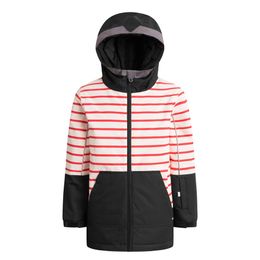 WeeDo Winterjacke 'COSMO PIRAT' M&auml;dchen Gr&ouml;&szlig;e 152 rot / schwarz / wei&szlig;