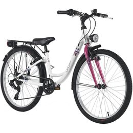 Dacapo Dacapo Kinderfahrrad 24" Cindy 7 G&auml;nge RH 32 cm mit Beleuchtung - Ab 8 Jahre