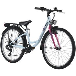 Dacapo Dacapo Kinderfahrrad 24" Cindy 7 G&auml;nge RH 32 cm mit Beleuchtung - Ab 8 Jahre