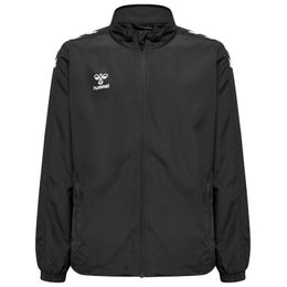 Hummel Sportjacke Jungen Gr&ouml;&szlig;e 152 schwarz / wei&szlig;