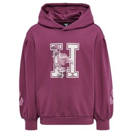 Hummel Hoodie M&auml;dchen Gr&ouml;&szlig;e 140 magenta / wei&szlig;