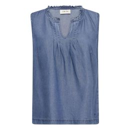 Cream Bluse Damen Gr&ouml;&szlig;e L blue denim