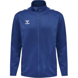 Hummel Sportsweatjacke 'Poly' Herren Gr&ouml;&szlig;e S blau / wei&szlig;