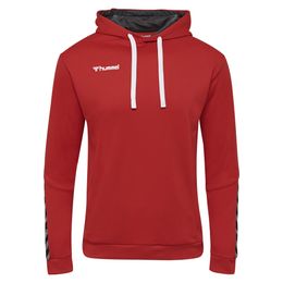 Hummel Sportsweatshirt 'Authentic' Herren Gr&ouml;&szlig;e S grau / karminrot / schwarz / wei&szlig;