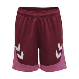 Hummel Sportshorts 'Lead' Jungen Gr&ouml;&szlig;e 176 lila / karminrot / wei&szlig;