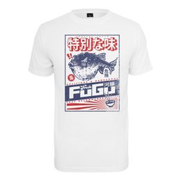 Mister Tee T-Shirt 'Fugu' Herren Gr&ouml;&szlig;e XL blau / rot / wei&szlig;