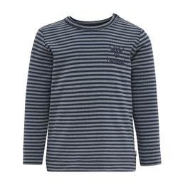 Hummel Shirt Jungen Gr&ouml;&szlig;e 86 marine / grau