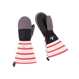 WeeDo Handschuhe 'HOOKDO' Jungen Gr&ouml;&szlig;e L grau / rot / schwarz / wei&szlig;