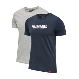 Hummel Funktionsshirt 'LEGACY' Herren Gr&ouml;&szlig;e XXL navy / graumeliert / wei&szlig;