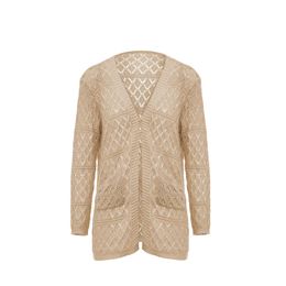 Sanika Strickjacke Damen Gr&ouml;&szlig;e XS/S beige