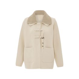 Caneva Strickjacke Damen Gr&ouml;&szlig;e M beige / dunkelbeige