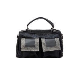 NAEMI Handtasche Damen Gr&ouml;&szlig;e One Size schwarz / silber